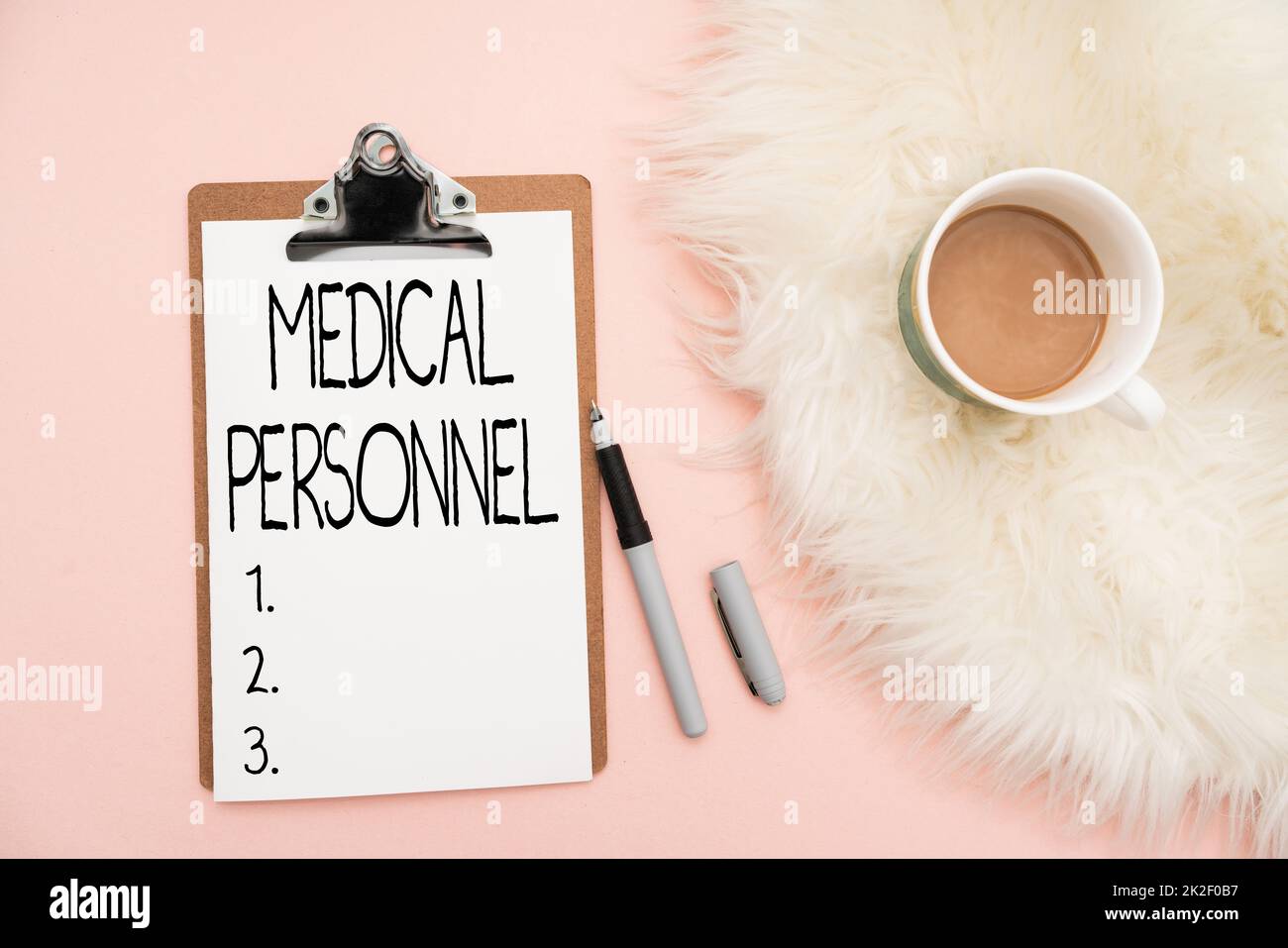 Handwriting text Medical Personnel. Conceptual photo trusted healthcare ...