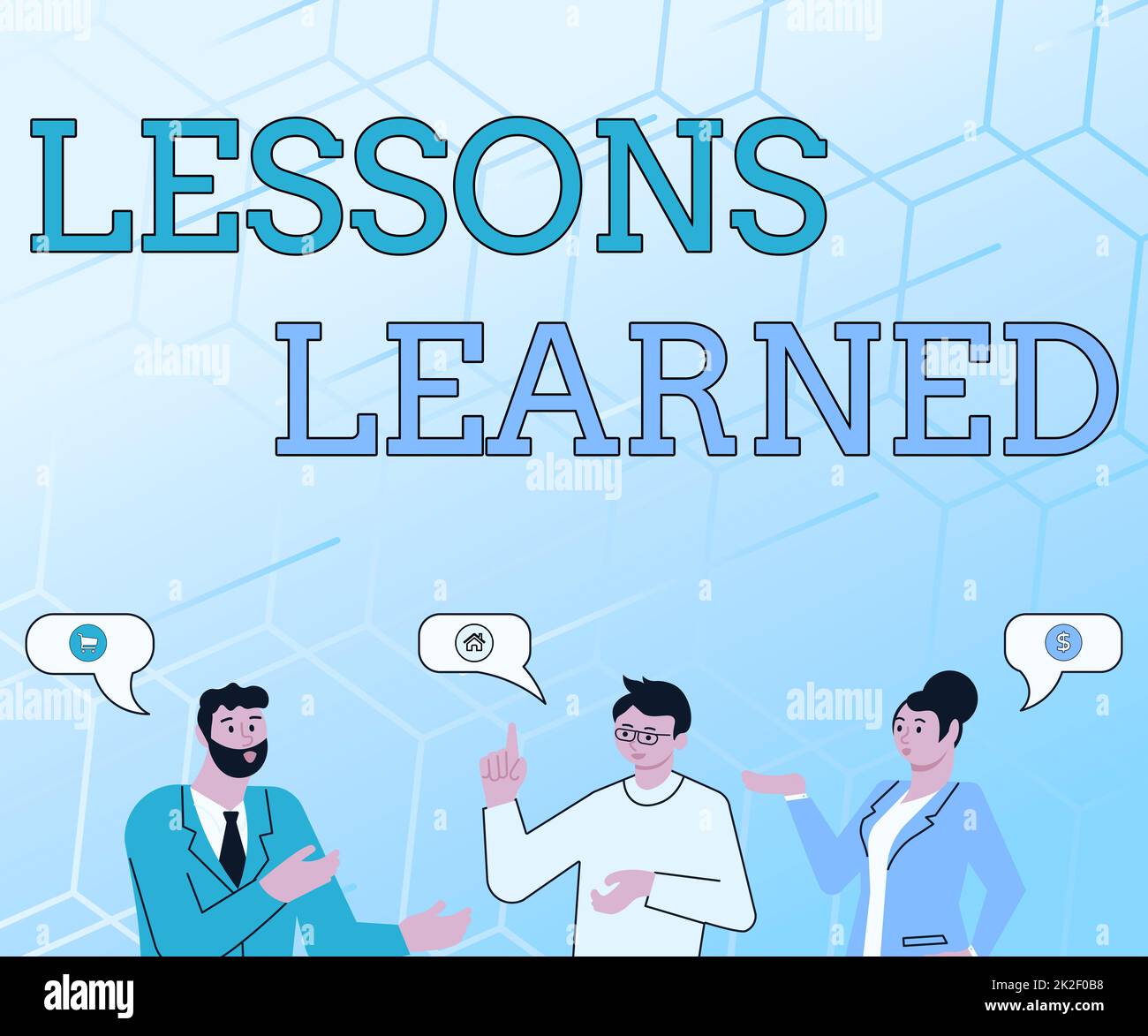 Inspiration showing sign Lessons Learned. Word Written on Promote share and use knowledge ...