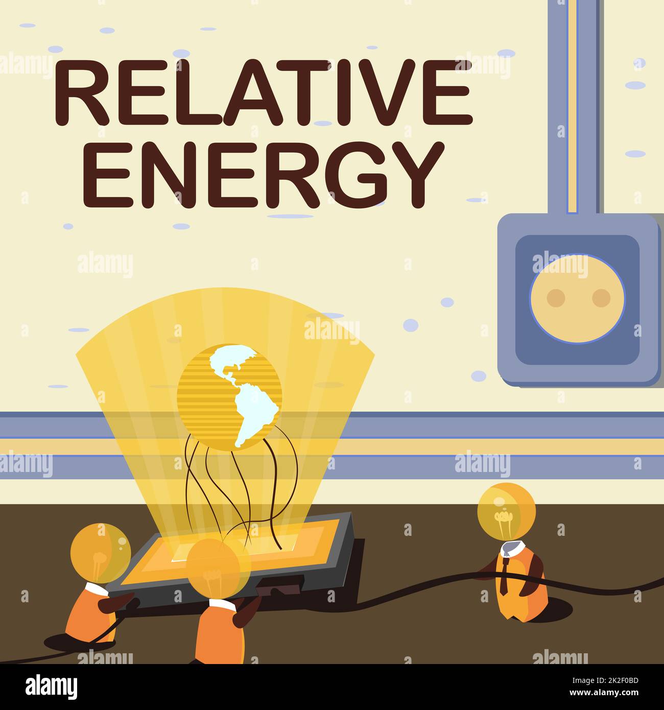 Sign displaying Relative Energy. Business approach quantitative ...
