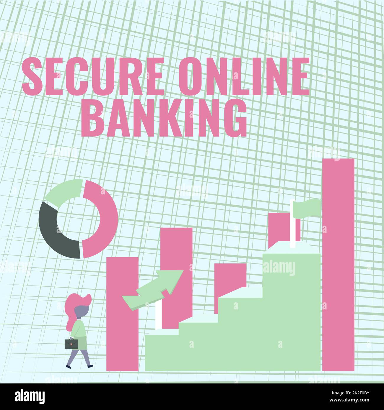 Conceptual Display Secure Online Banking Concept Meaning Safe Way Of Managing Accounts Over The