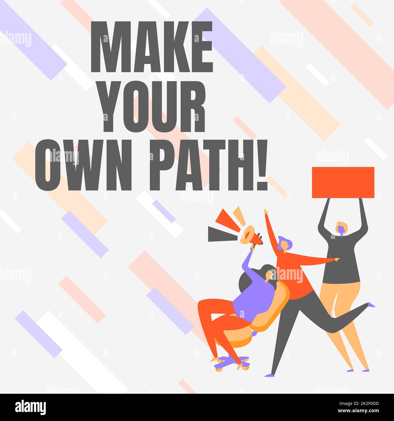 Writing displaying text Make Your Own Path. Conceptual photo Be the ... Writing displaying text Make Your Own Path. Conceptual photo Be the ...