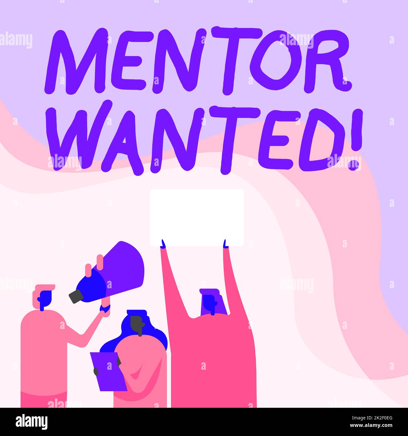 Inspiration showing sign Mentor Wanted. Internet Concept finding ...