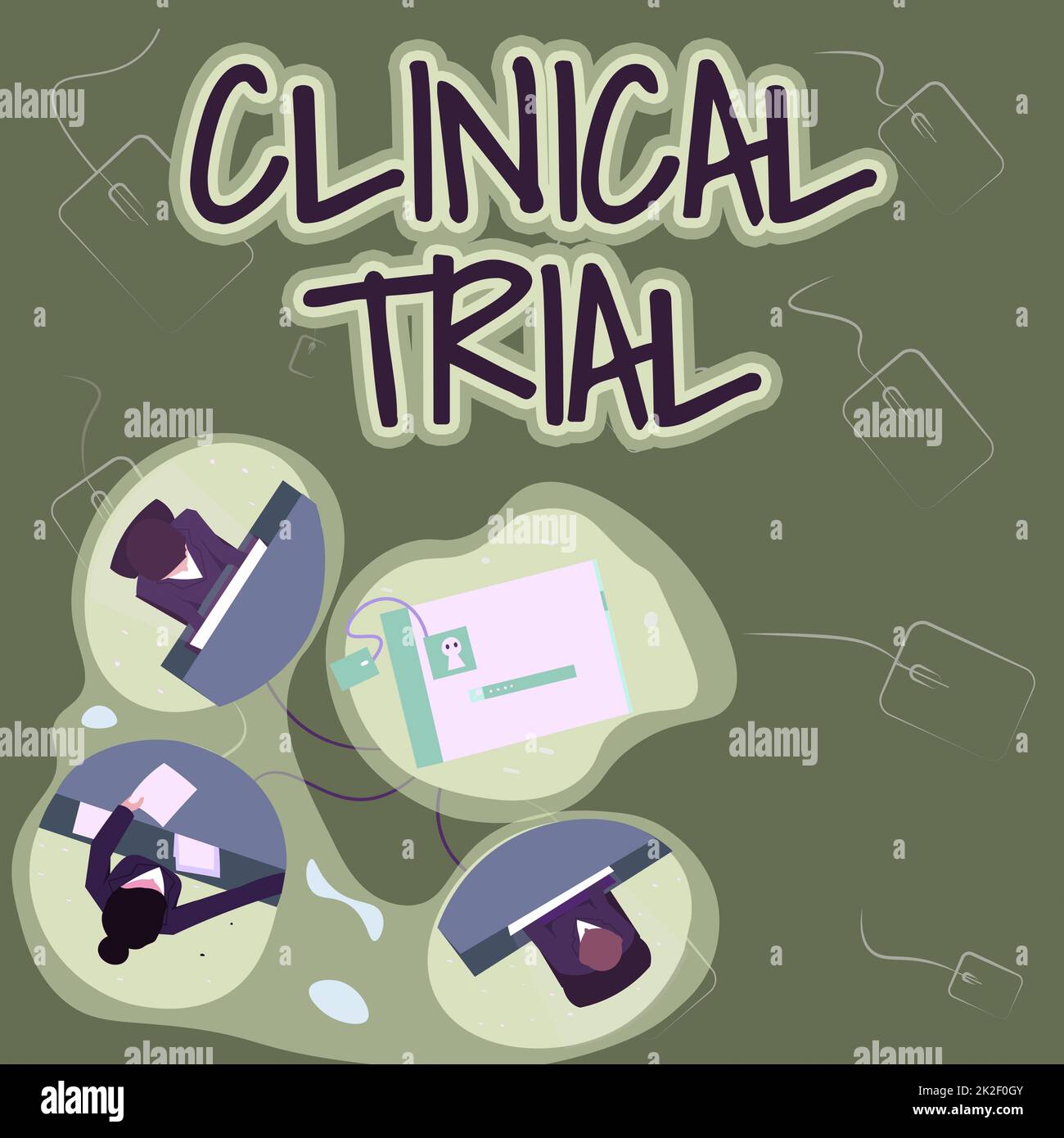 Writing displaying text Clinical Trial. Conceptual photo trials to ...