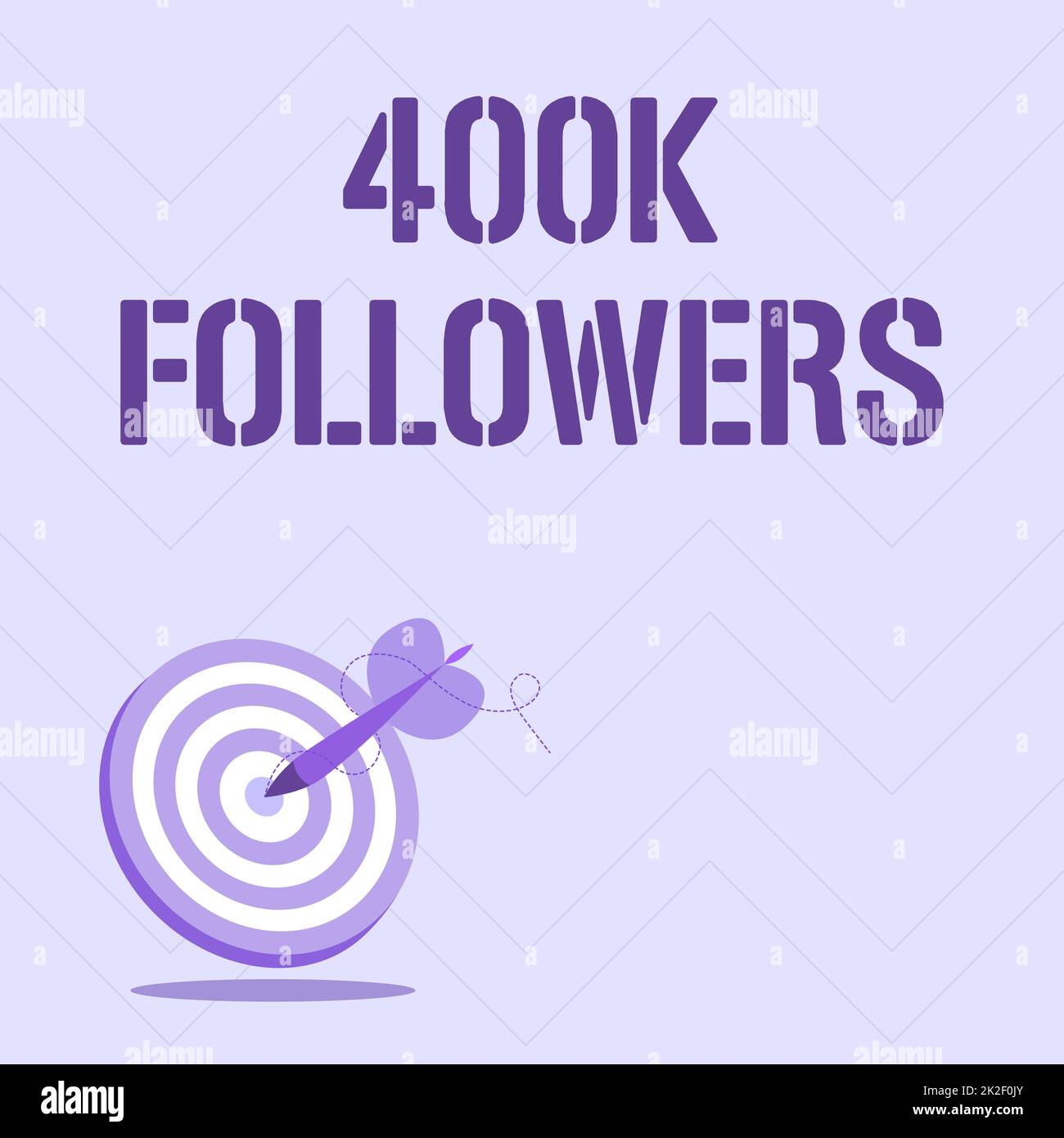 Sign displaying 400K Followers. Business showcase number of individuals ...