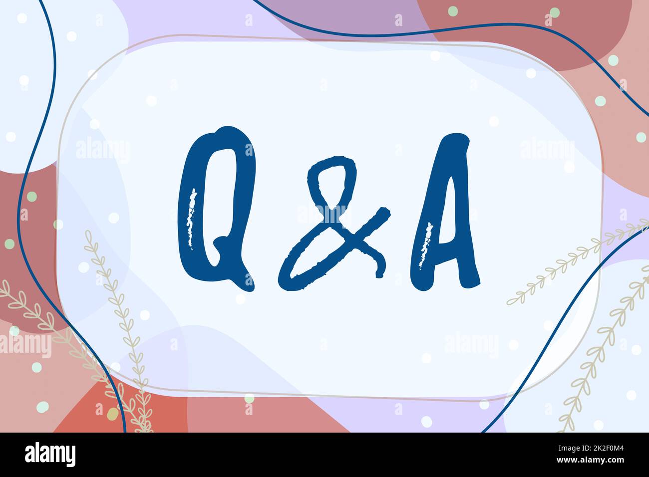 Writing displaying text Q And A. Business concept defined as questions ...