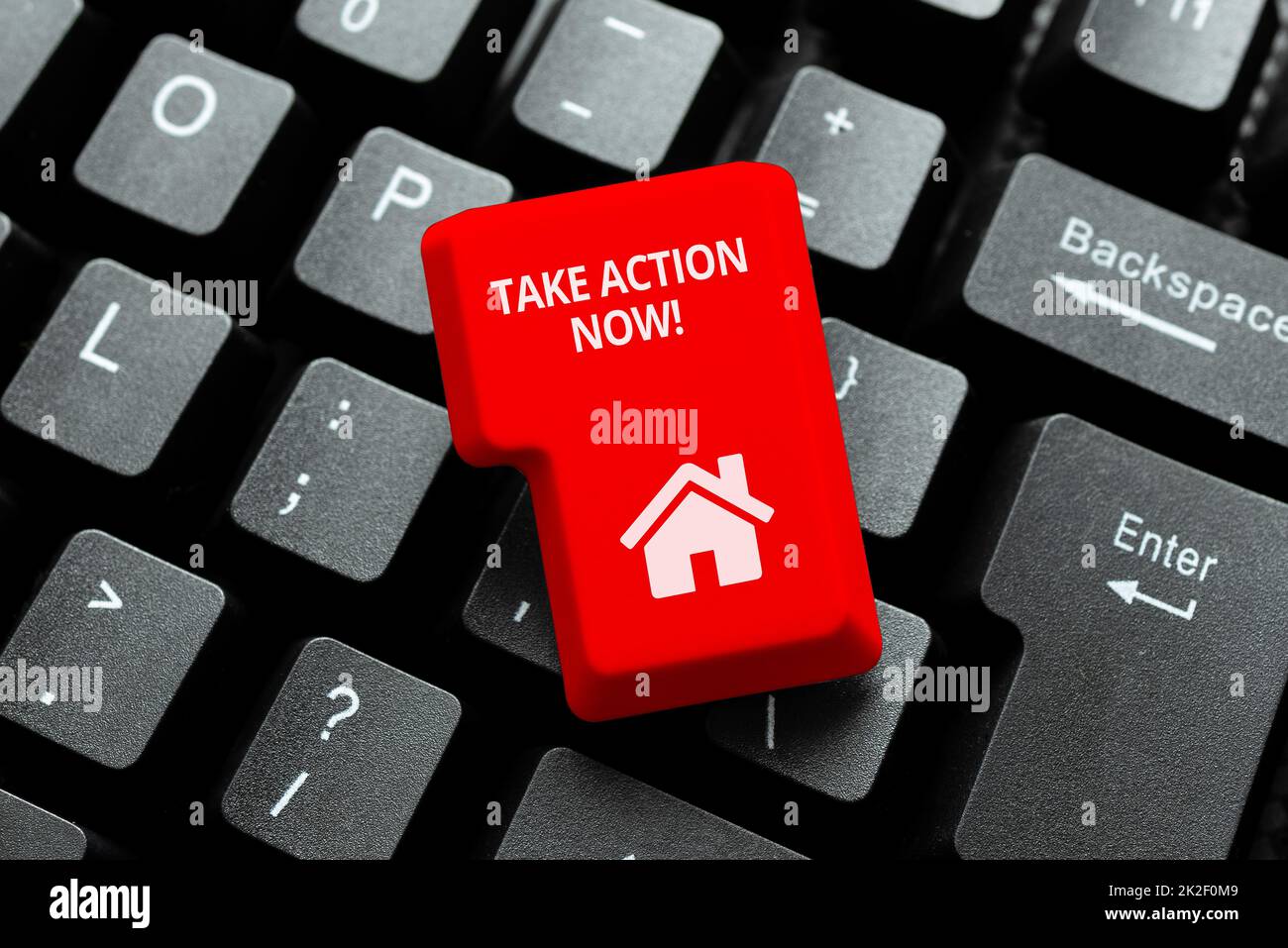 Conceptual caption Take Action Now. Word for asking someone to start ...