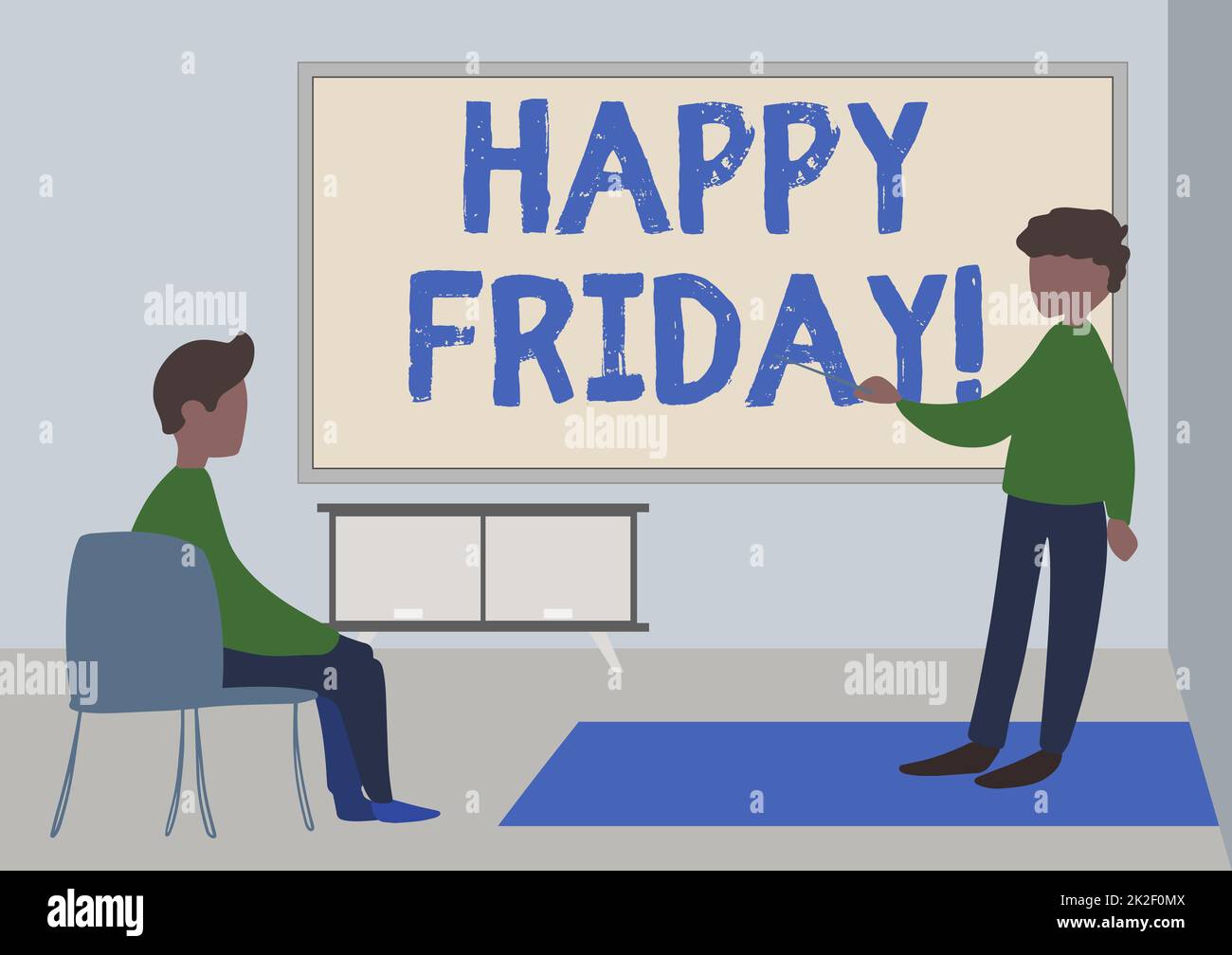 Text showing inspiration Happy Friday. Business concept Wishing you ...