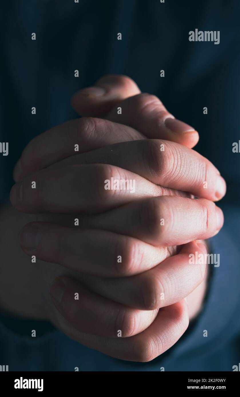 Praying hands catholic hi-res stock photography and images - Alamy