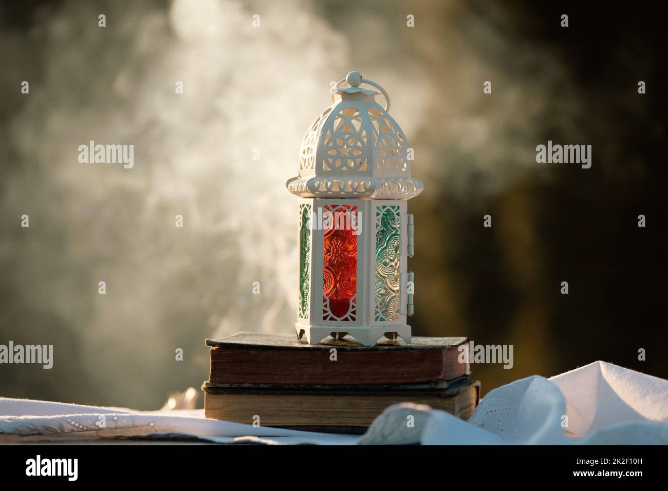 Festive greeting card for Muslim holy month Ramadan Kareem Stock Photo ...