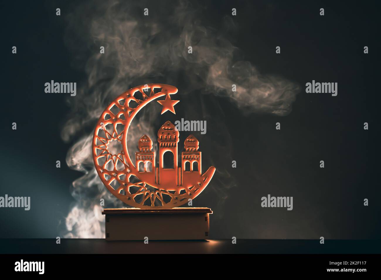 Festive greeting card for Muslim holy month Ramadan Kareem Stock Photo ...