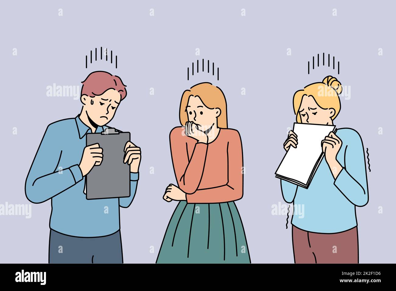 Nervous people hi-res stock photography and images - Alamy