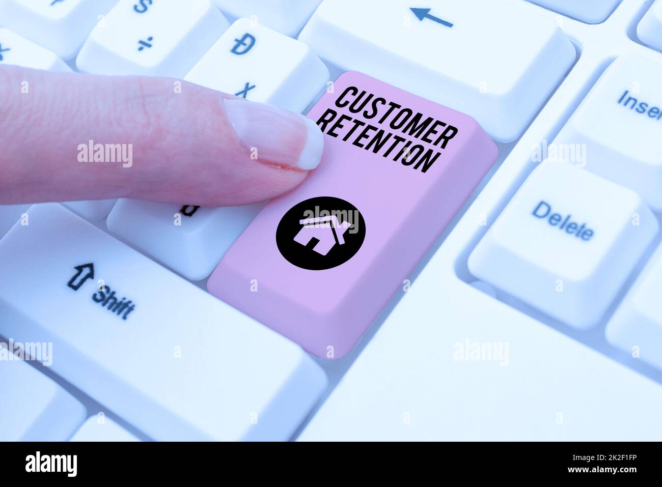 Conceptual display Customer Retention. Internet Concept activities ...