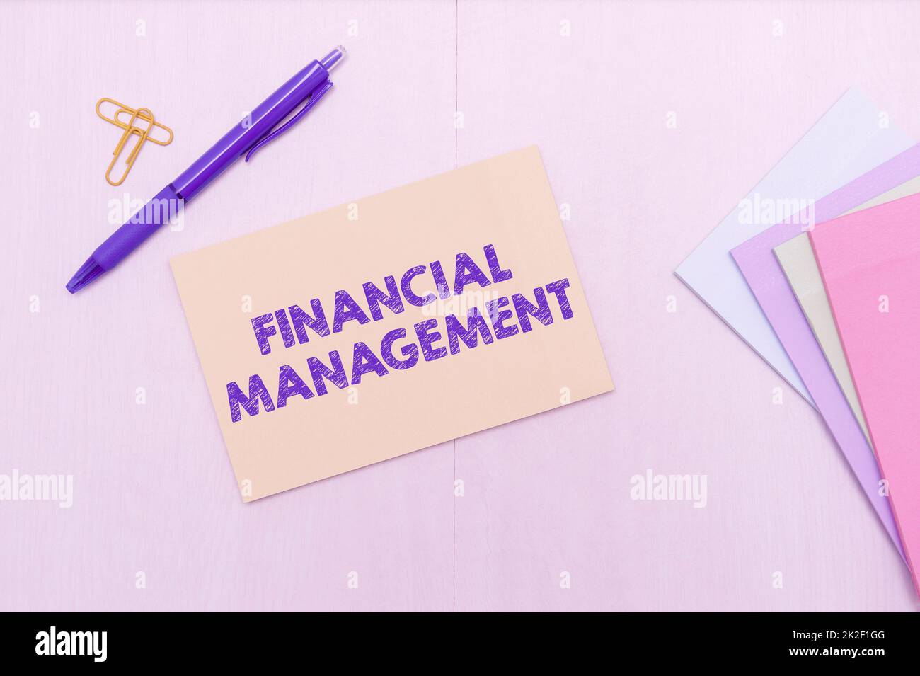 Writing displaying text Financial Management. Business idea efficient ...