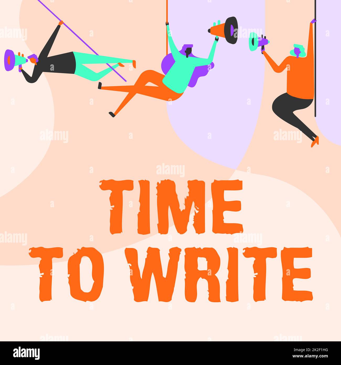 Conceptual display Time To Write. Business concept to record something ...