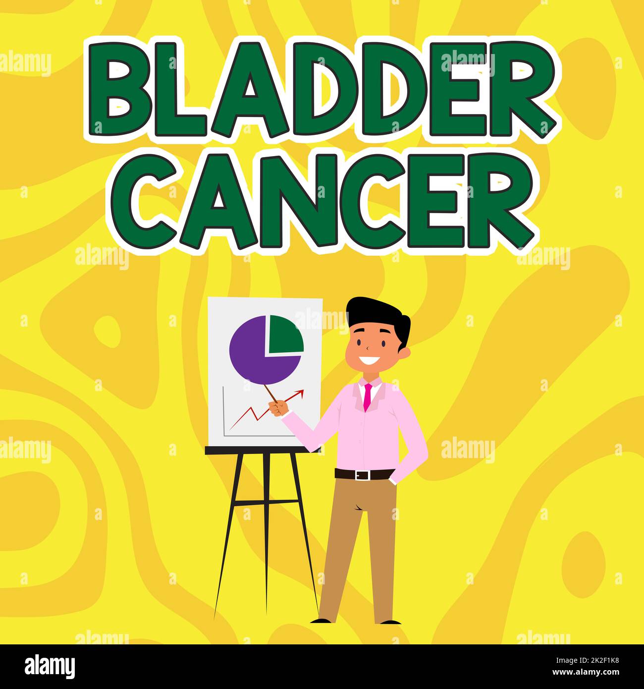 Inspiration showing sign Bladder Cancer. Word Written on form of cancer ...