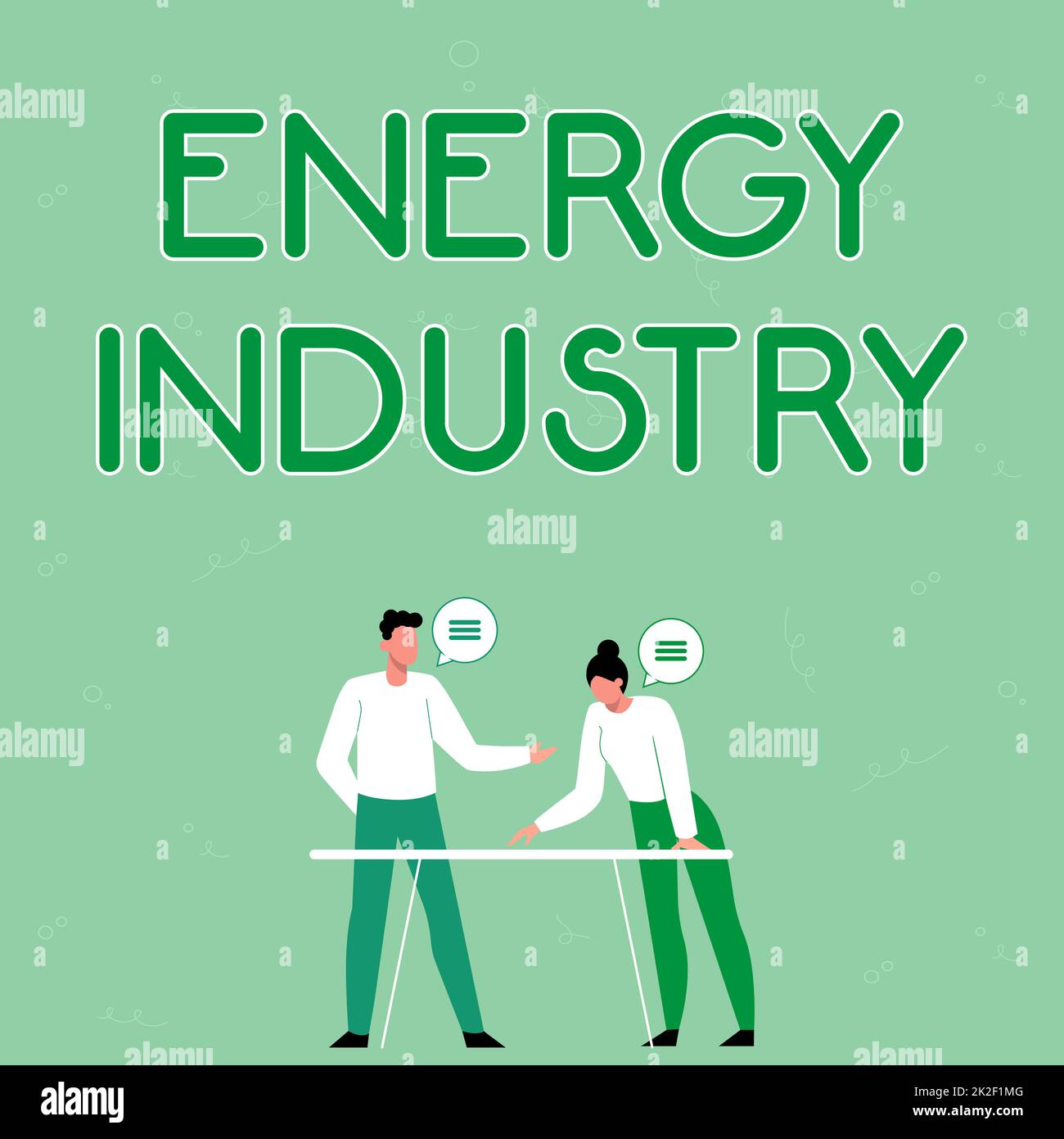 Text caption presenting Energy Industry. Business idea industries ...