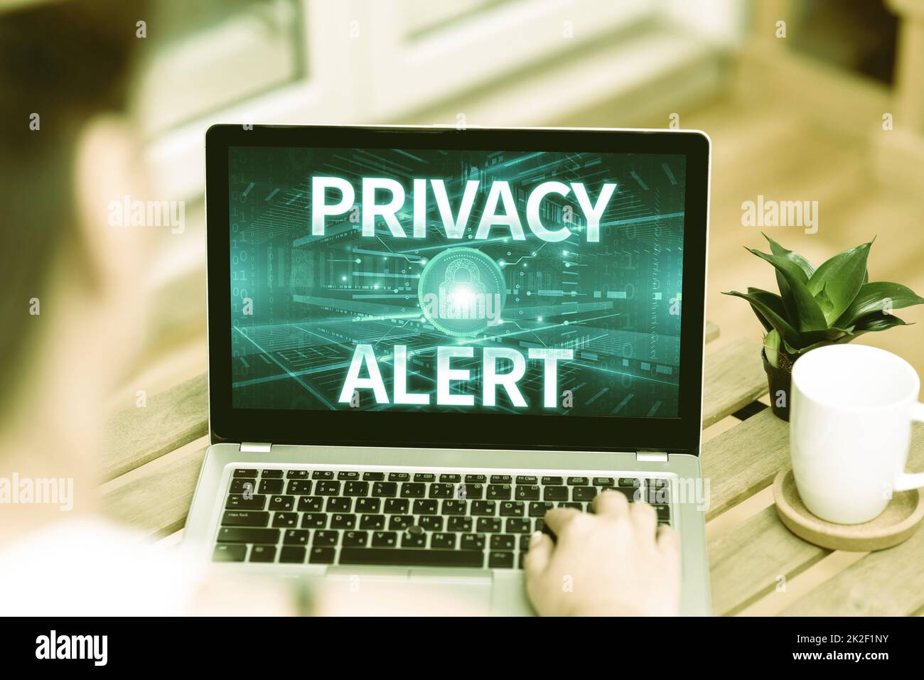 Laptop security user data hi-res stock photography and images - Alamy