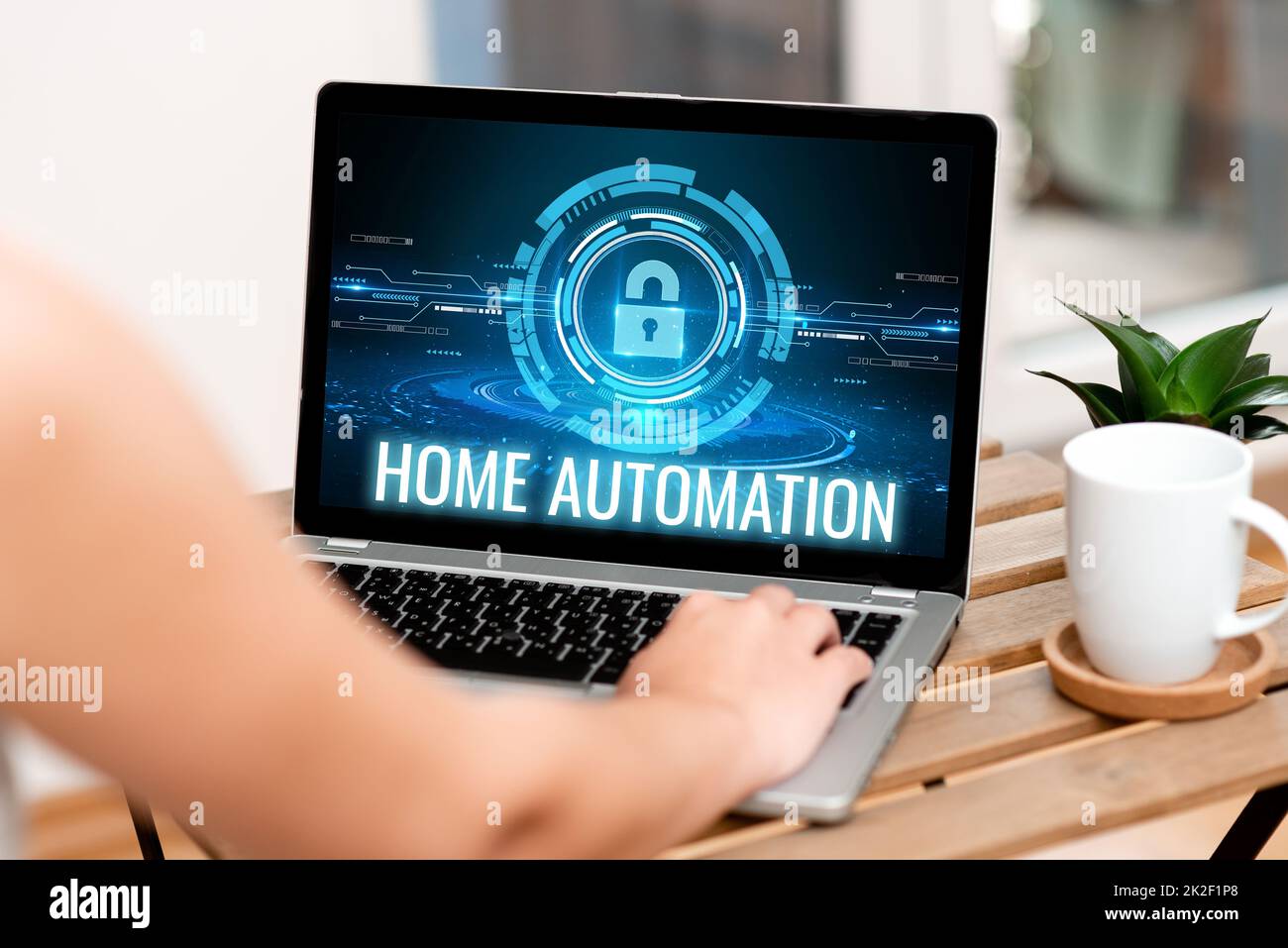 Writing displaying text Home Automation. Word Written on monitoring the electrical activity of ...