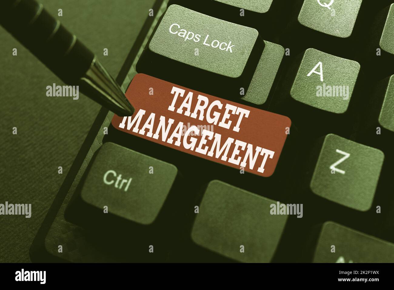 Text sign showing Target Management. Word for nurturing the engagement ...
