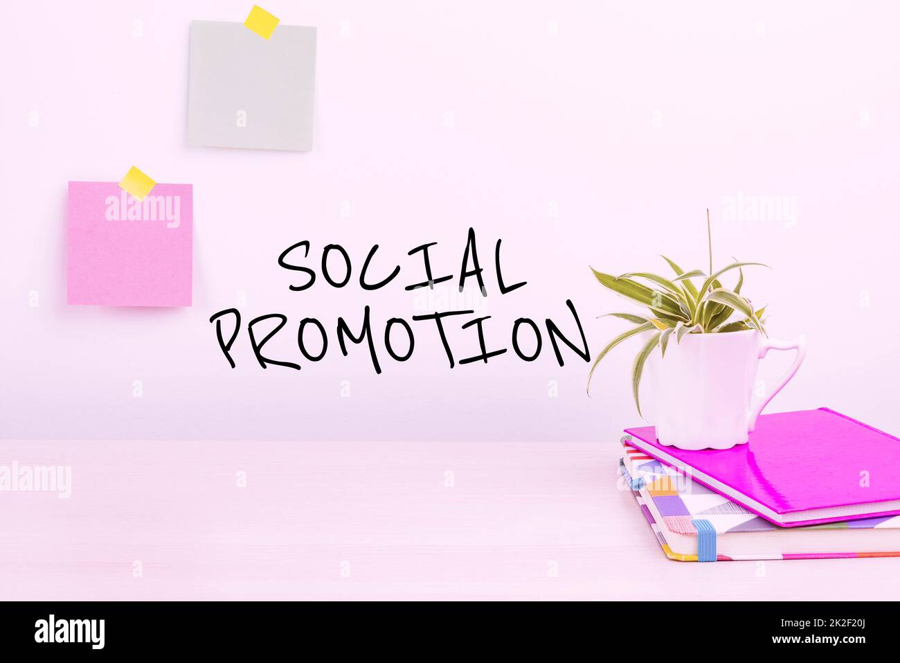 Text sign showing Social Promotion. Business approach advancing ...