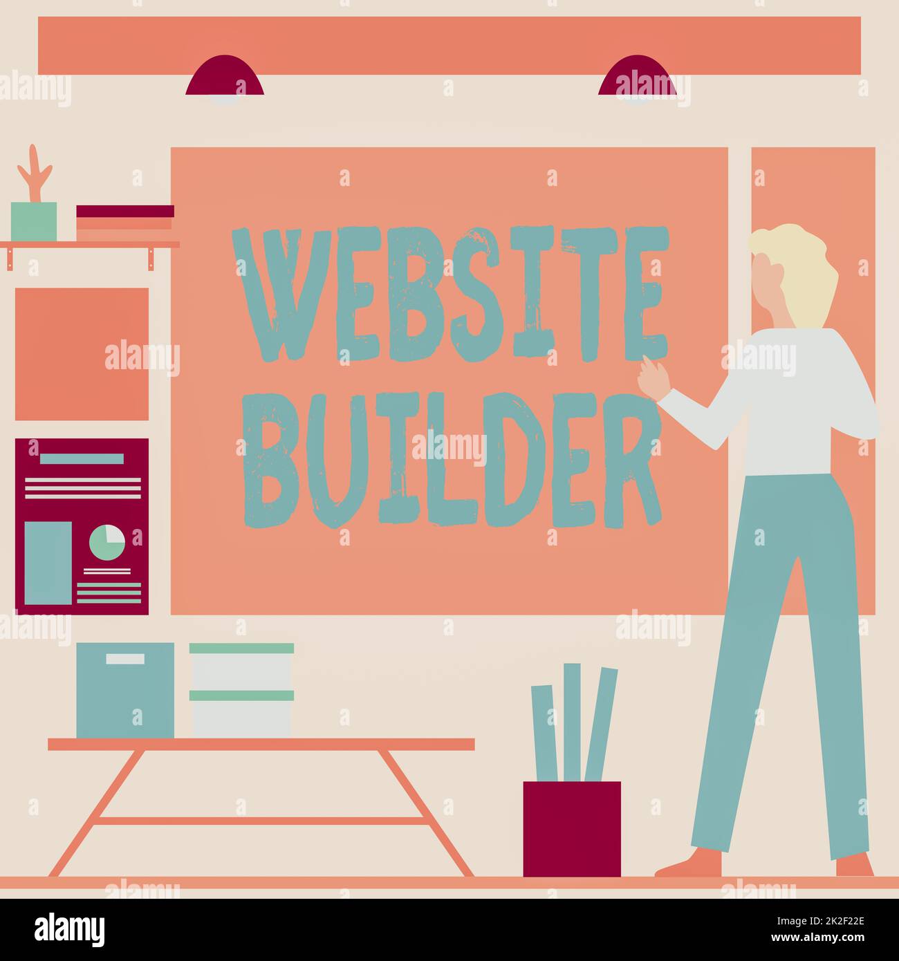 Writing displaying text Website Builder. Business approach Website ...