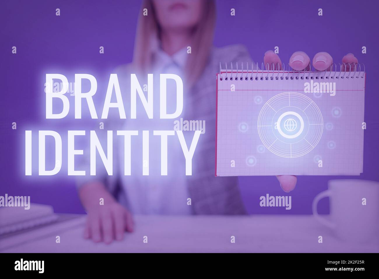 Handwriting text Brand Identity. Business concept visible elements of a ...