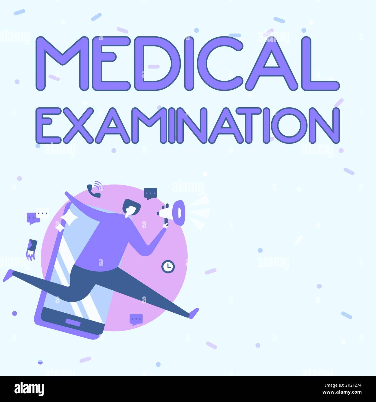 Text sign showing Medical Examination. Business approach Checkup ...