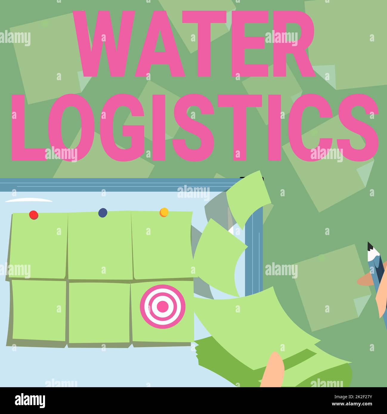 Conceptual display Water Logistics. Conceptual photo Water Logistics ...