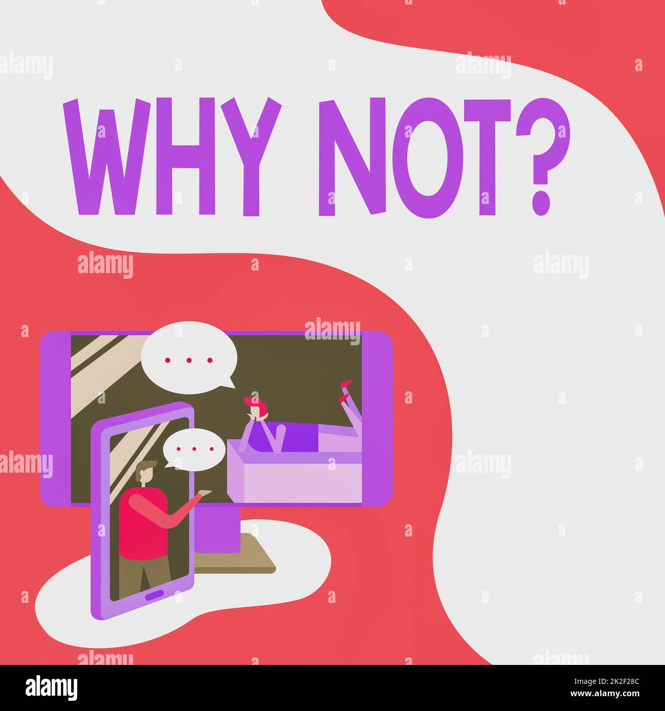 Text sign showing Why Notquestion. Word for Why Notquestion Two ...