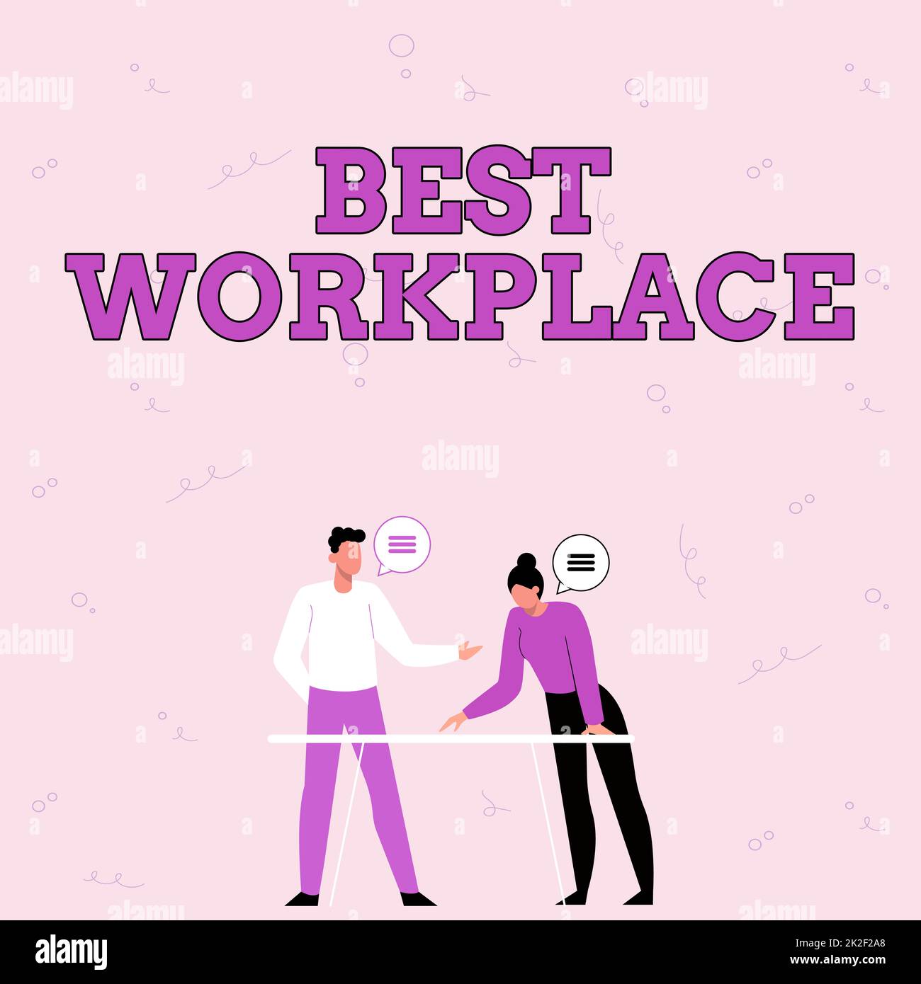 Writing displaying text Best Workplace. Word Written on Ideal company ...