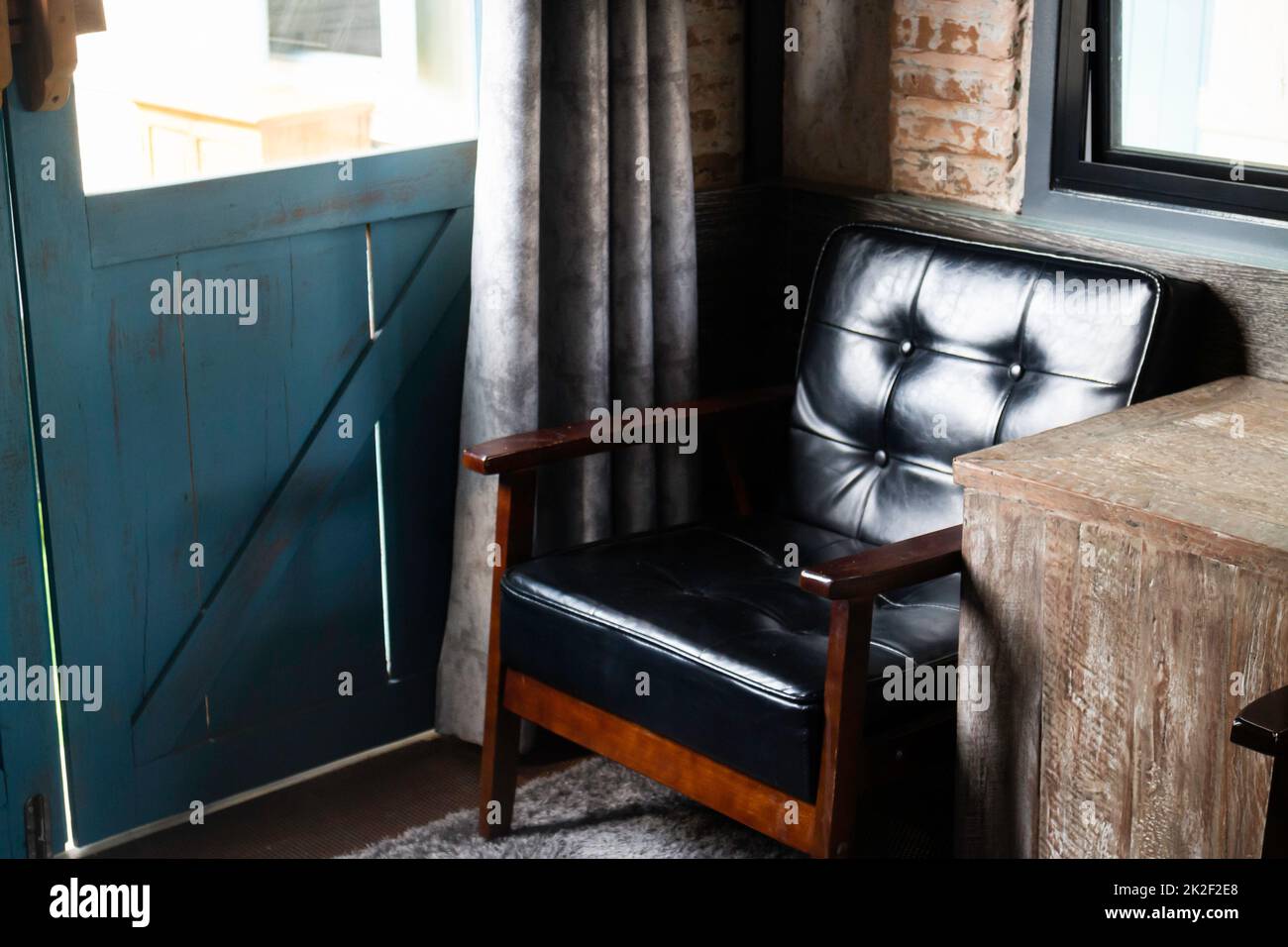 Cozy place in a cafe Stock Photo - Alamy
