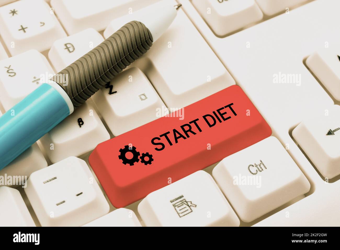 Inspiration showing sign Start Diet. Business concept special course ...
