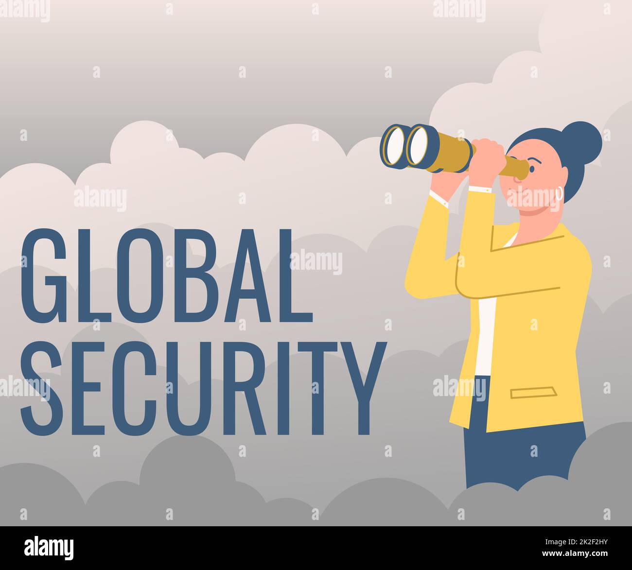 Conceptual display Global Security. Internet Concept protection of the ...