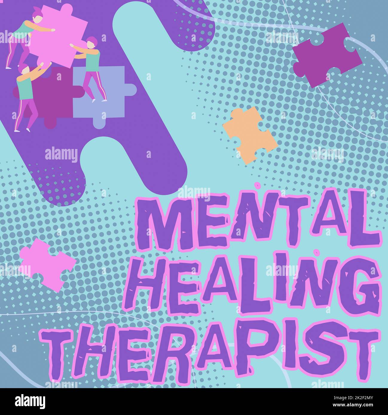 Sign displaying Mental Healing Therapist. Internet Concept Counseling ...