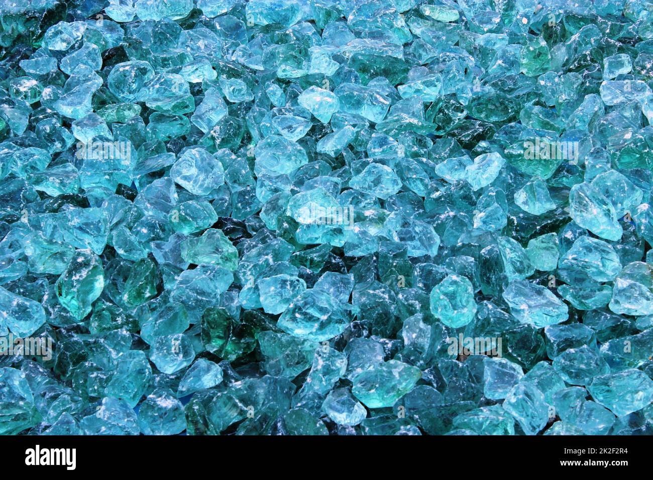 Blue glass granules Stock Photo - Alamy