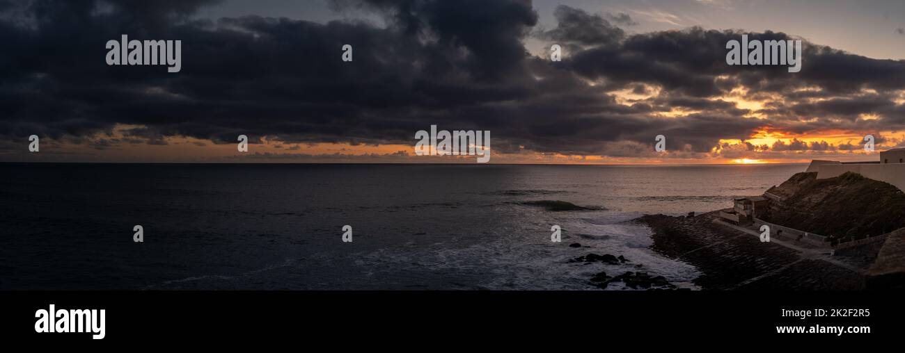 Beautiful sunset portugal beach hi-res stock photography and images - Alamy