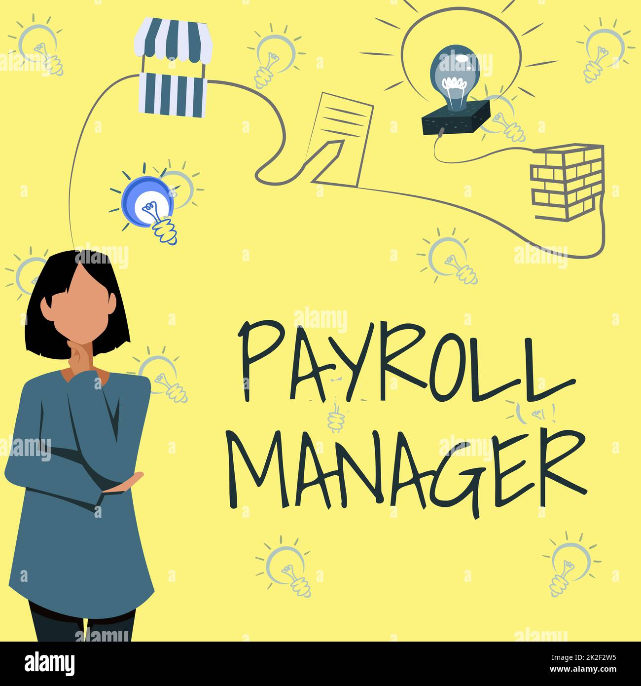 Inspiration showing sign Payroll Manager. Conceptual photo Maintains ...