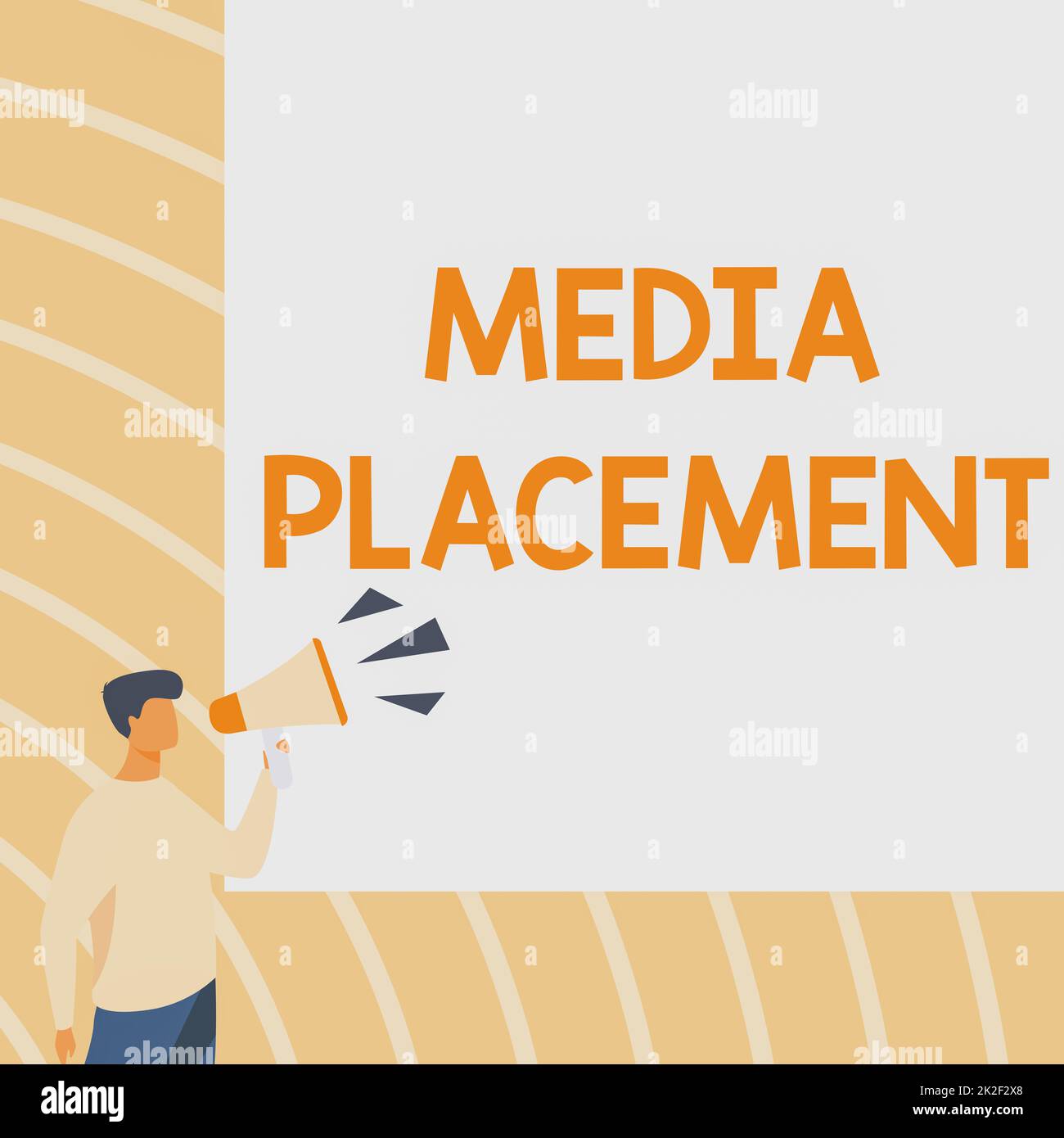 Inspiration showing sign Media Placement. Business showcase the method ...