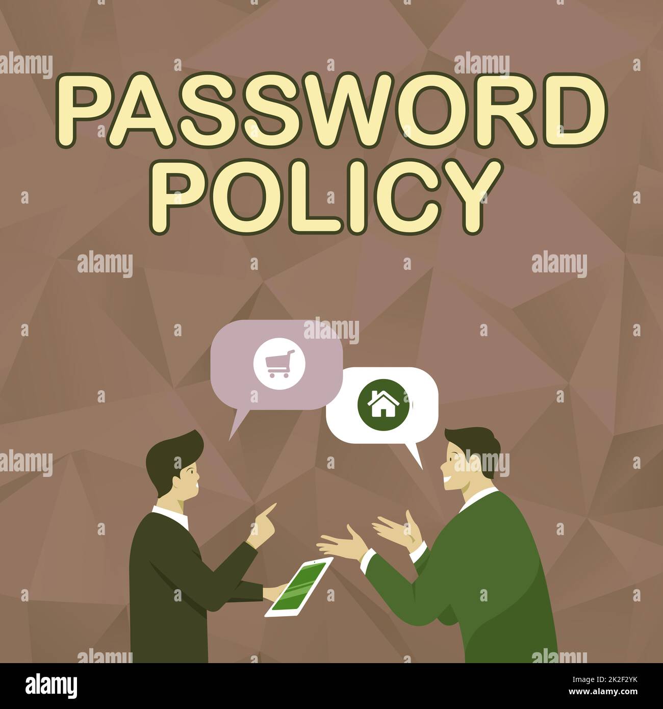 Text caption presenting Password Policy. Business concept first line of ... Text caption presenting Password Policy. Business concept first line of ...