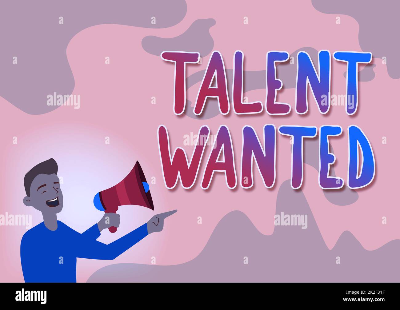 Conceptual caption Talent Wanted. Business overview Hiring for specific ...