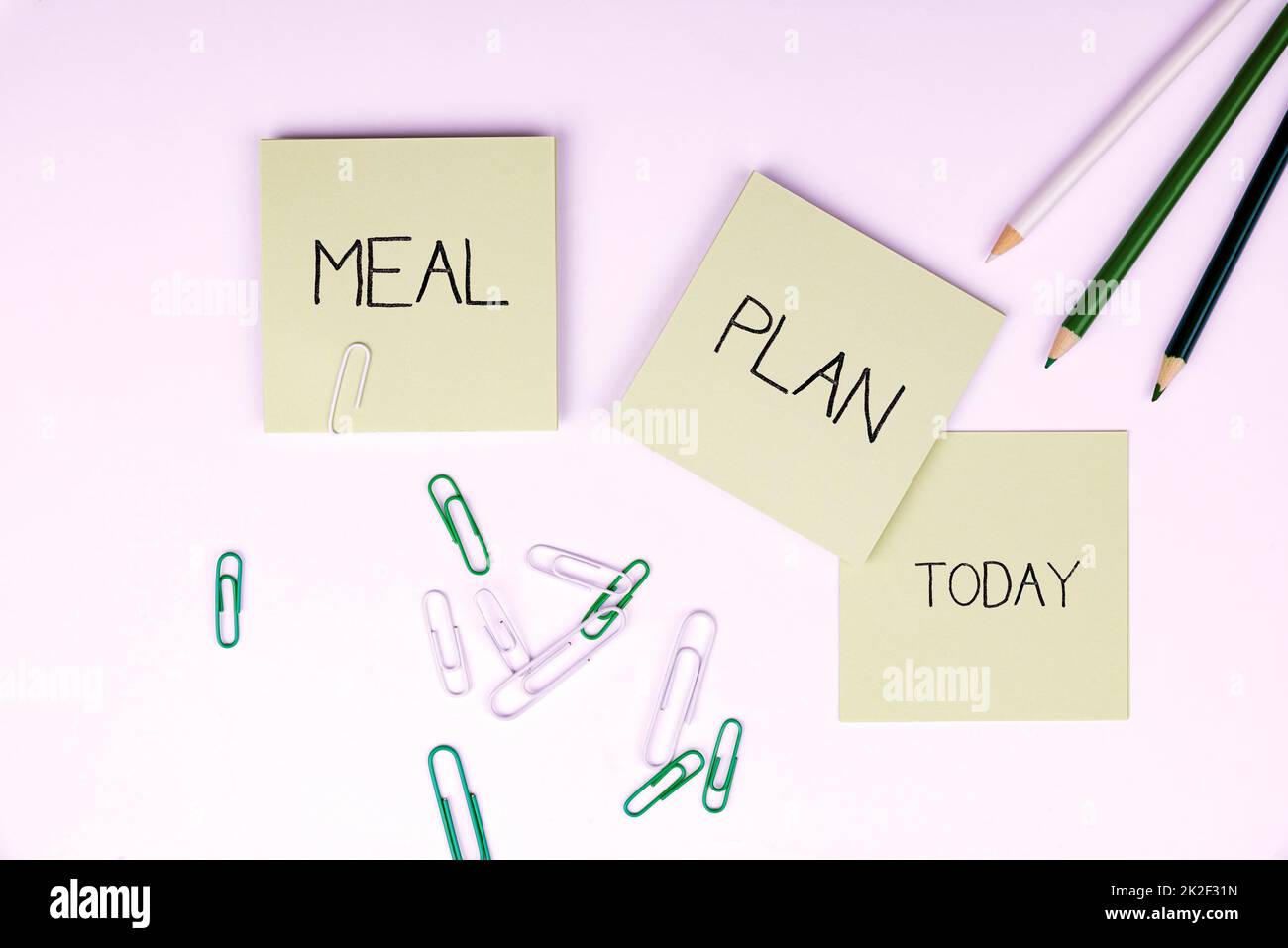 Handwriting text Meal Plan. Business concept arrangement scheme of what ...