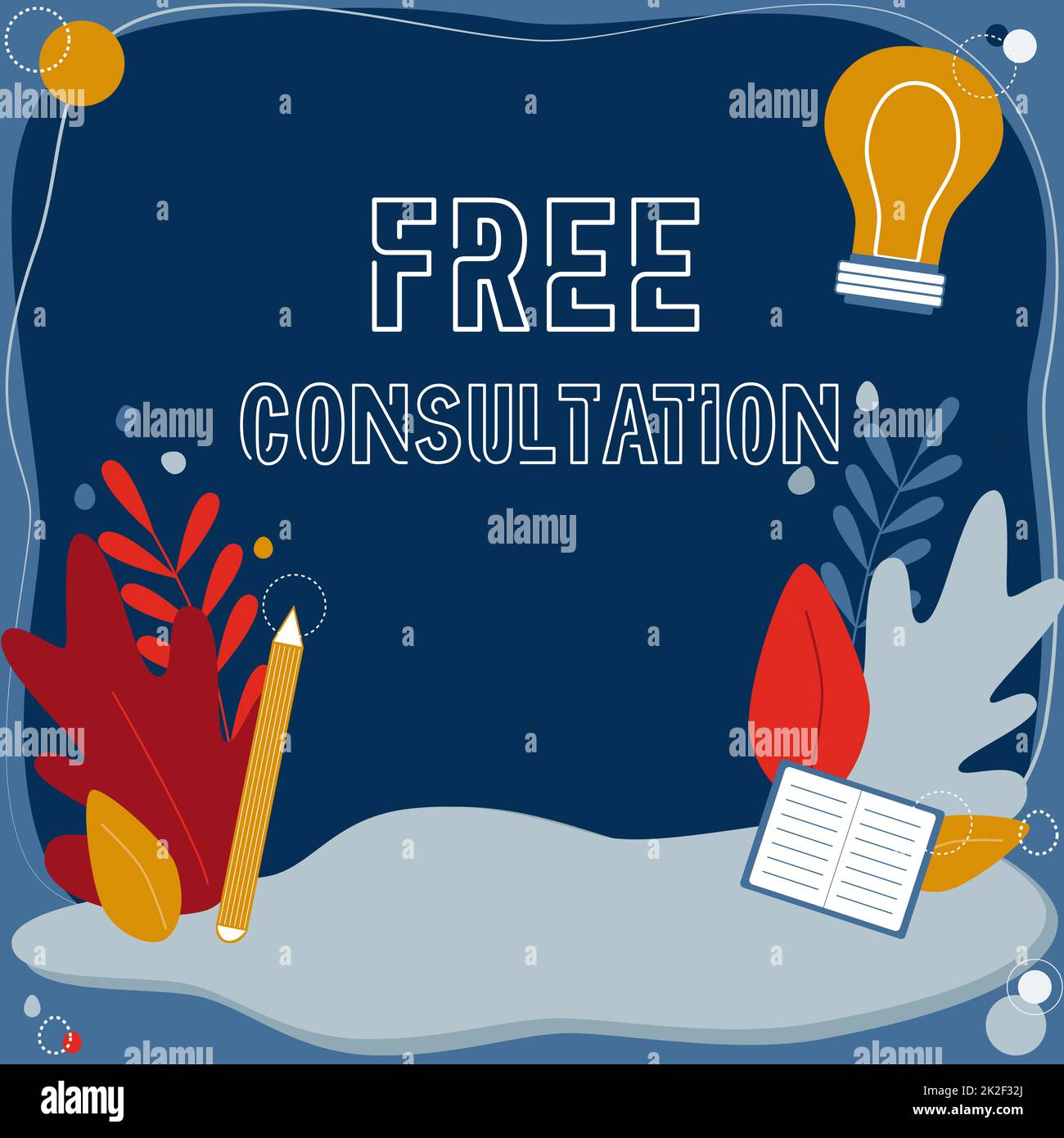 Text caption presenting Free Consultation. Conceptual photo Giving ... Text caption presenting Free Consultation. Conceptual photo Giving ...