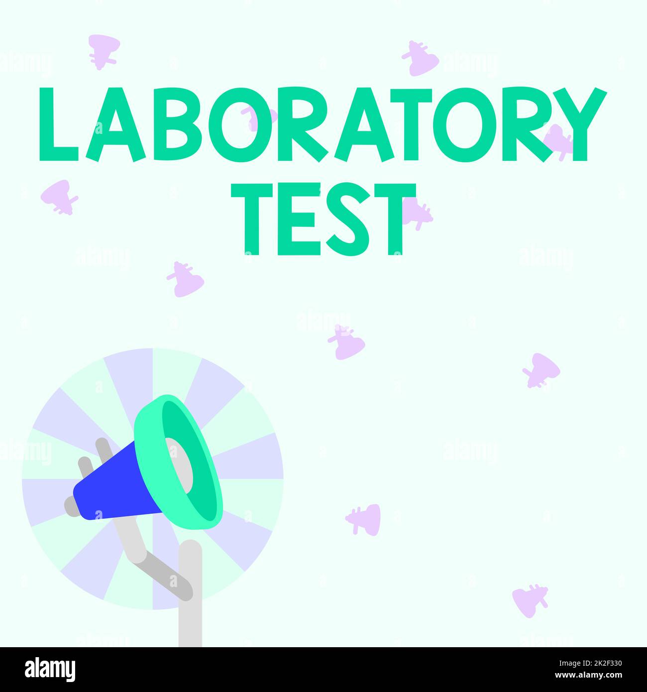 Text sign showing Laboratory Test. Business idea Determination of a ...