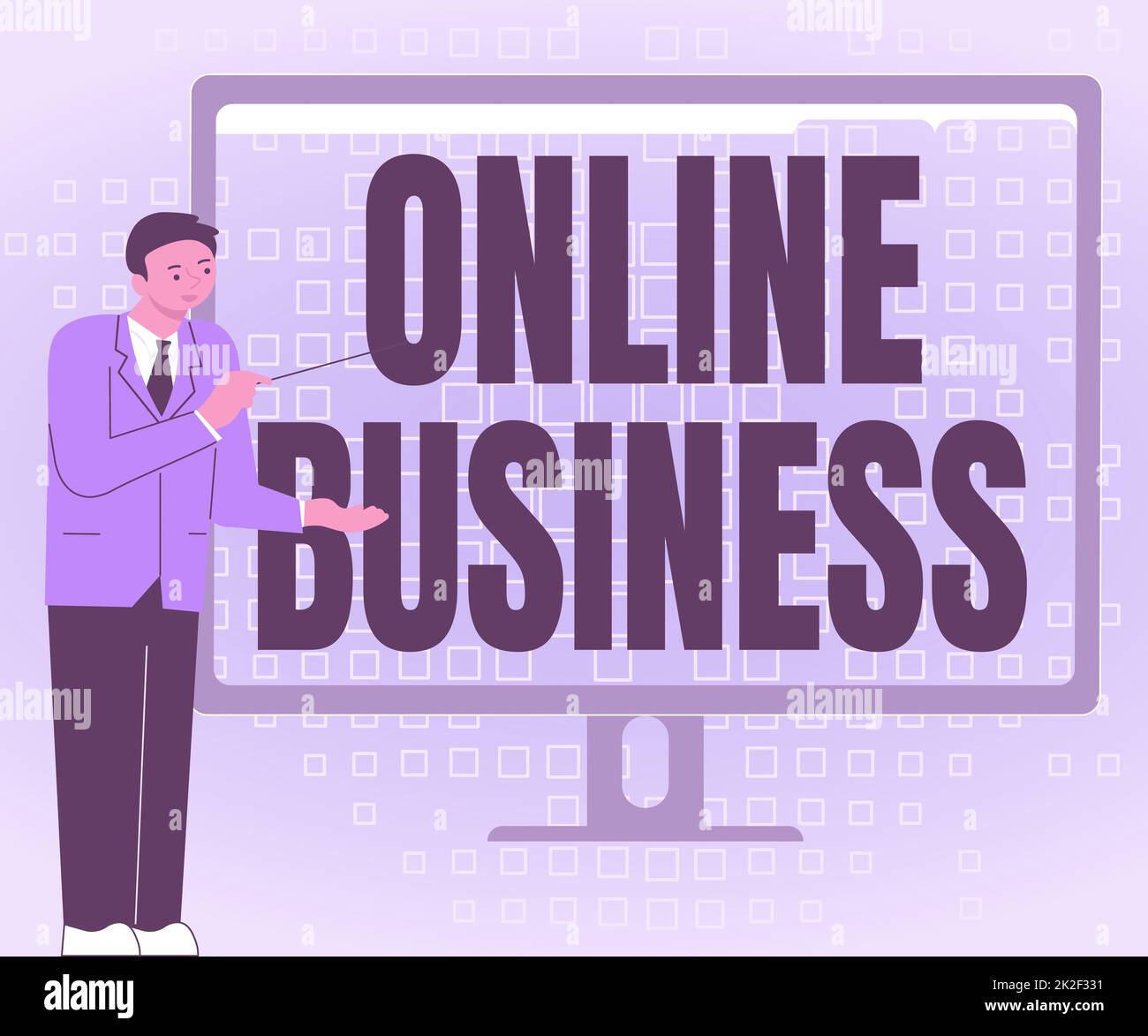 Hand writing sign Online Business. Concept meaning Commercial ...