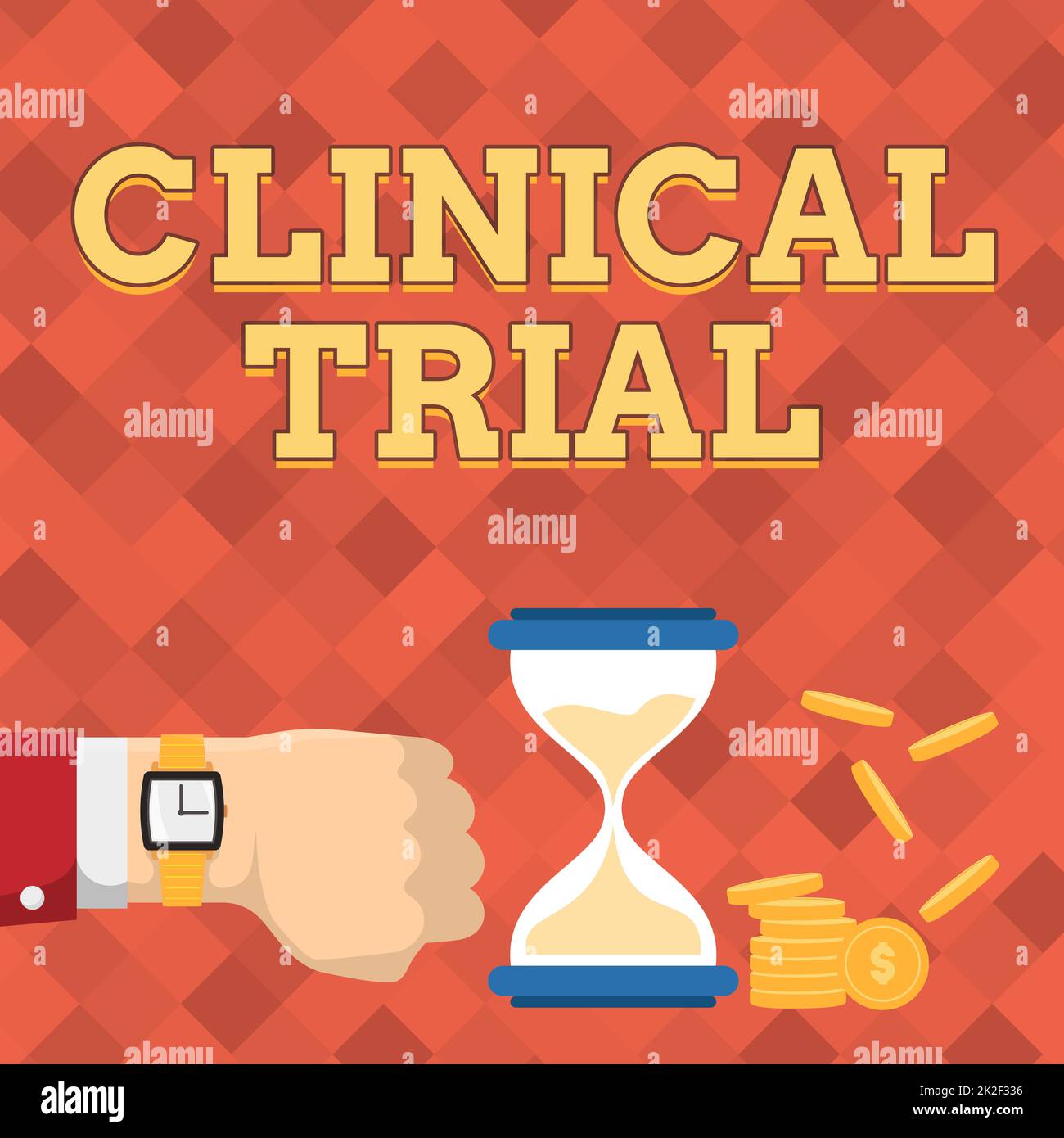 Text sign showing Clinical Trial. Business approach trials to evaluate ...