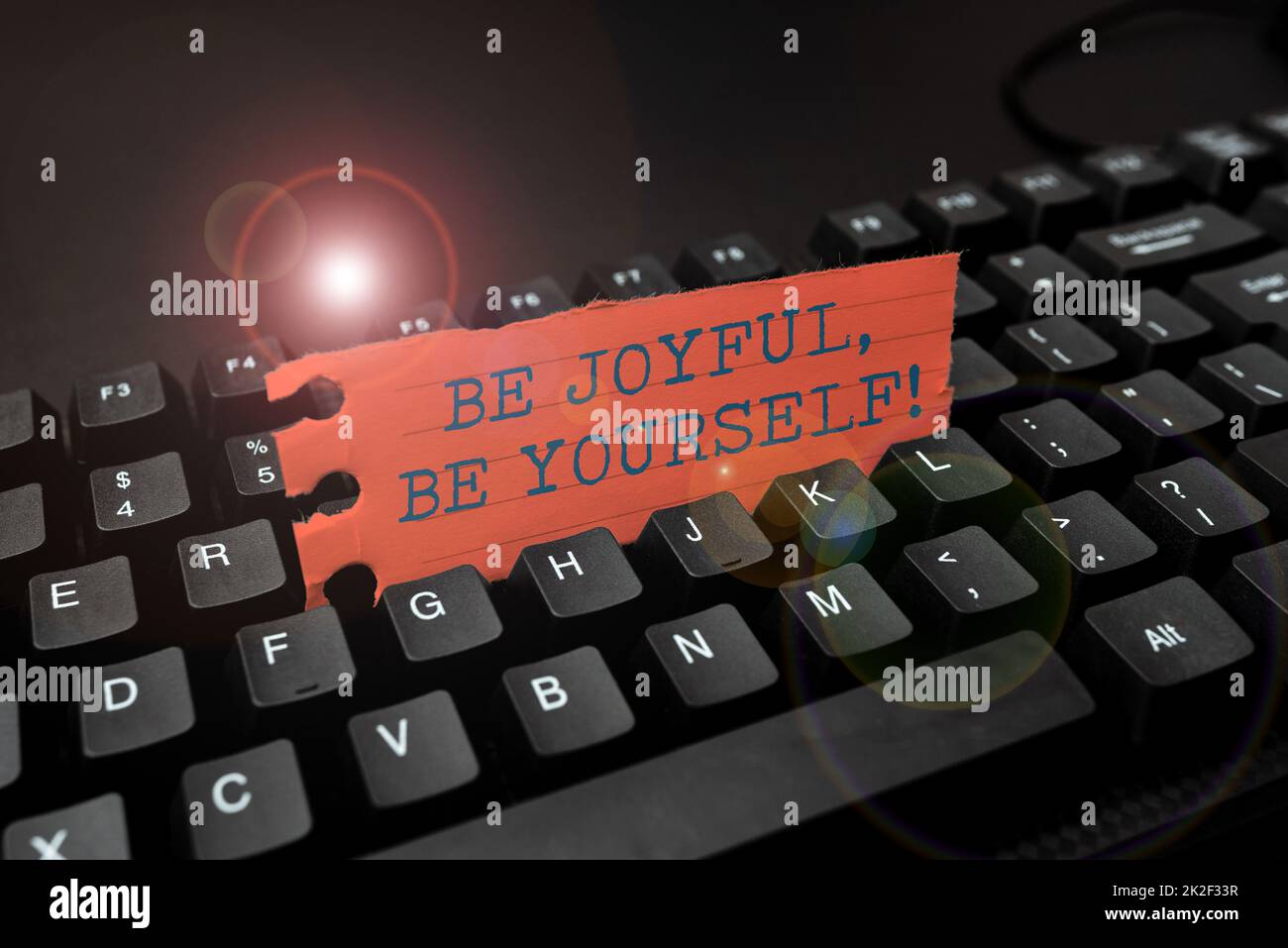 Inspiration showing sign Be Joyful, Be Yourself. Word for be cheerful ...