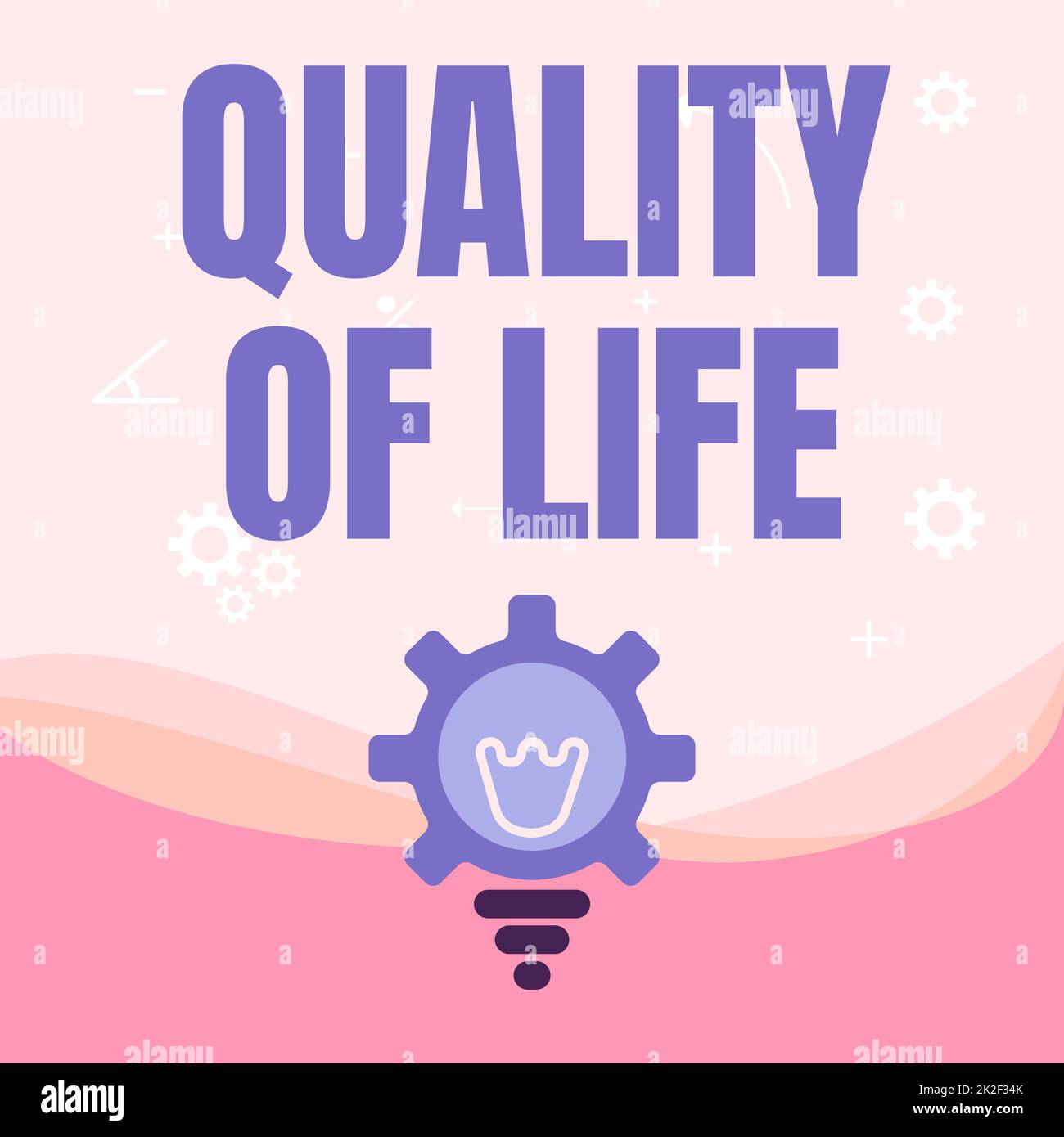 Writing displaying text Quality Of Life. Business idea being in good ...