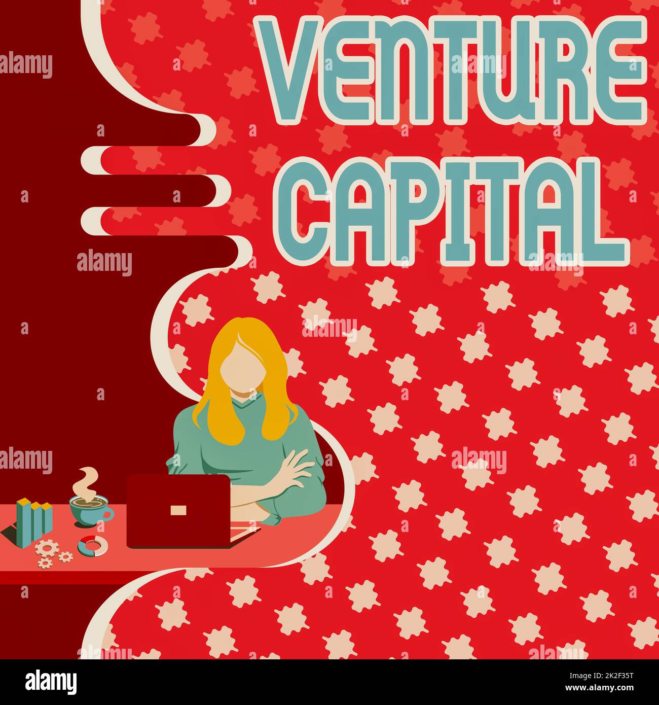 Hand writing sign Venture Capital. Word Written on Venture Capital ...