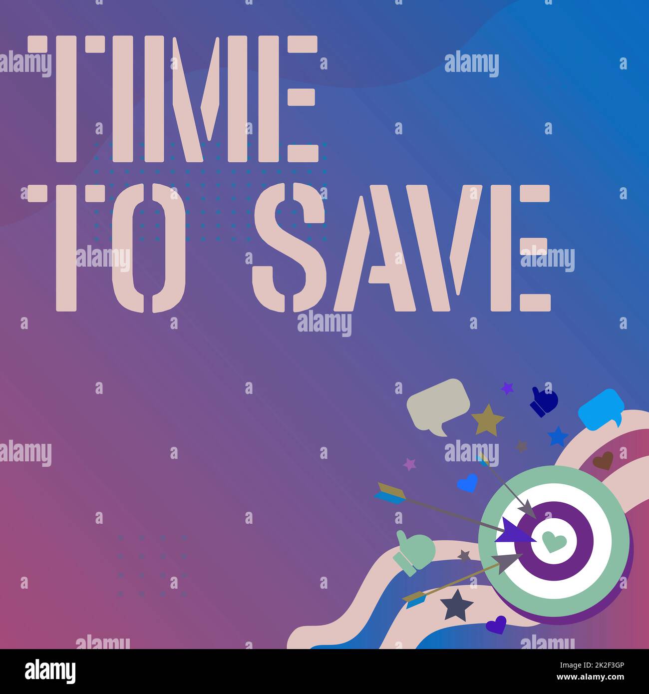Text Caption Presenting Time To Save Word Written On Start Saving