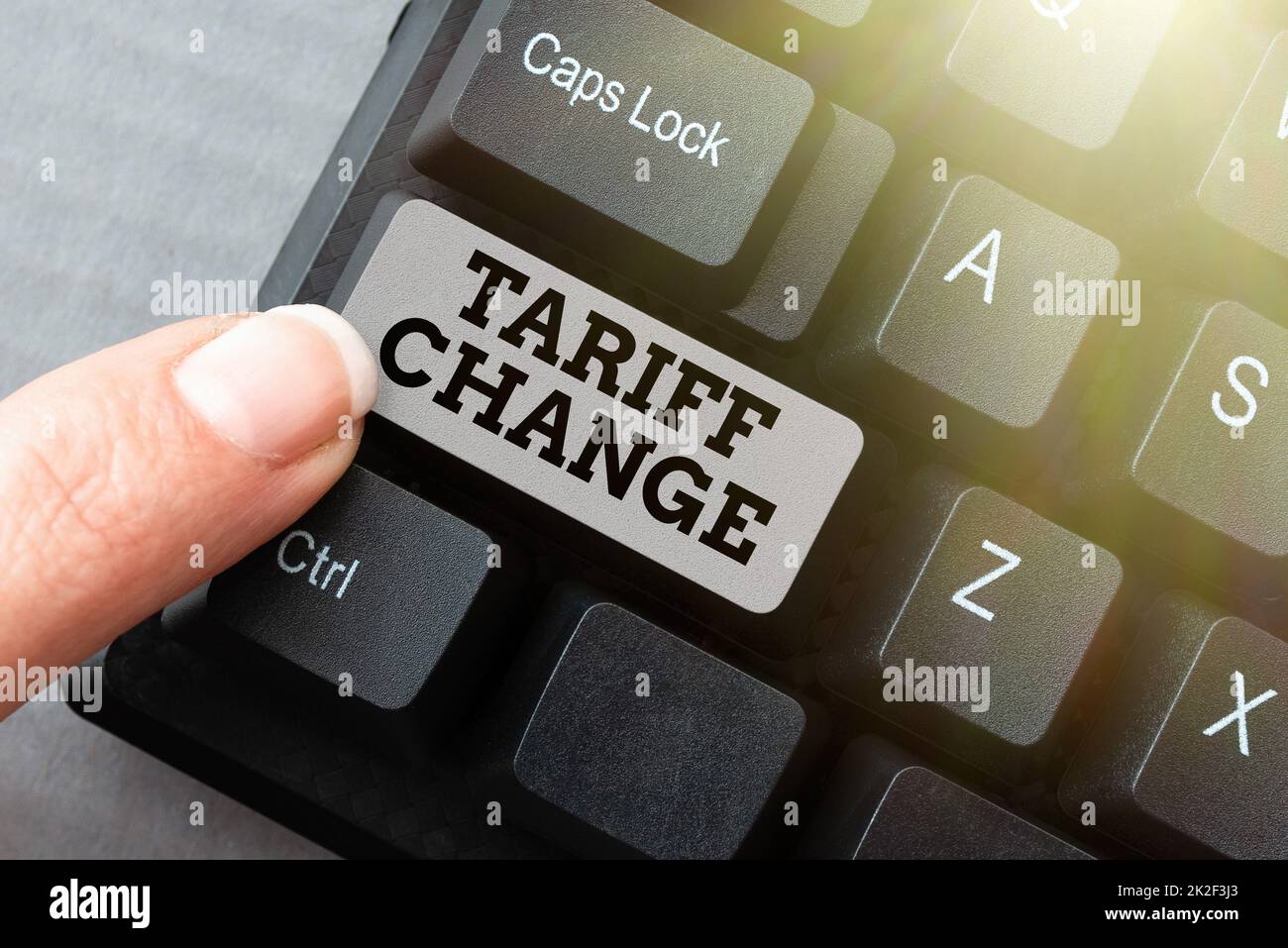 Conceptual display Tariff Change. Conceptual photo Amendment of Import ... Conceptual display Tariff Change. Conceptual photo Amendment of Import ...